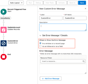Custom Error Messages for Record Triggered Flows - Apex Hours