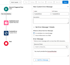 Custom Error Messages for Record Triggered Flows - Apex Hours