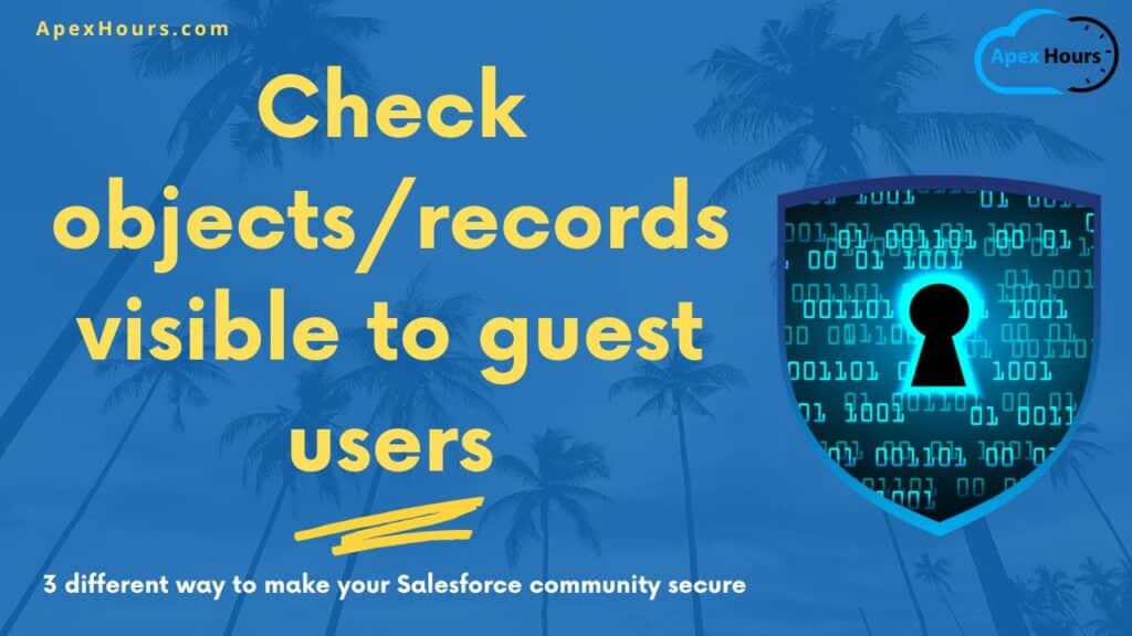 Check objects/records visible to guest users - Apex Hours