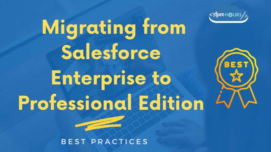 Best Practices For Migrating From Salesforce Enterprise To Professional Edition Apex Hours