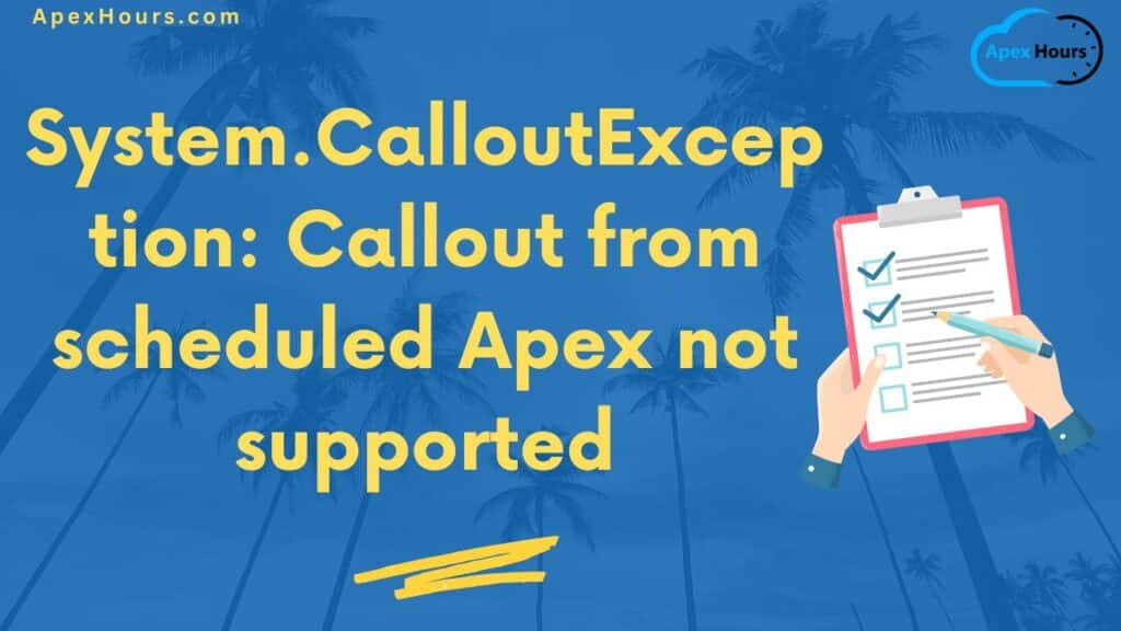 System.CalloutException: Callout from scheduled Apex not supported - Apex Hours