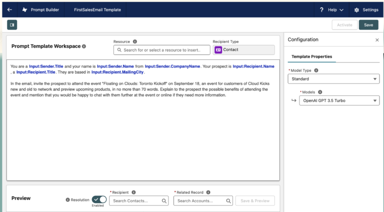Ultimate Salesforce Prompt Builder Guide - Apex Hours