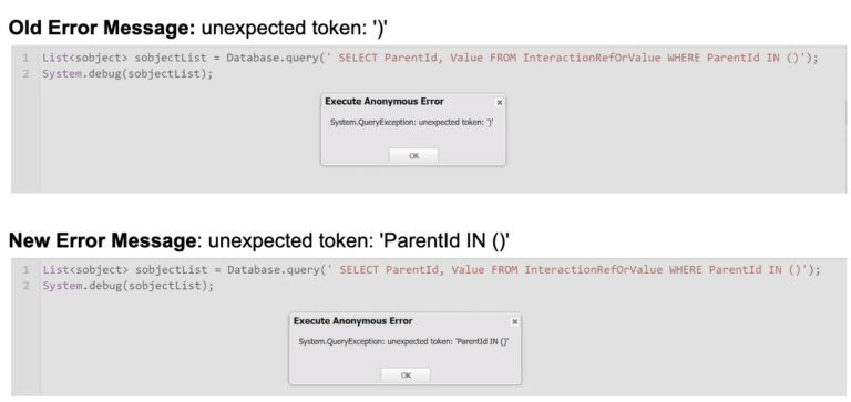 Understanding SOQL Errors and Functionality Changes in Winter ’25 Release - Apex Hours