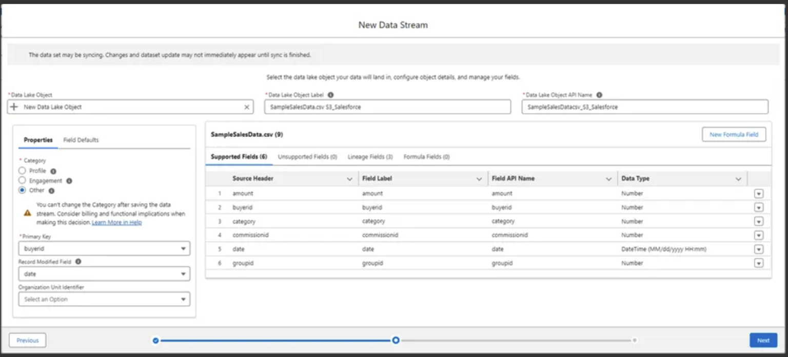 Ingesting Amazon S3 Data to Salesforce Data Cloud - Apex Hours