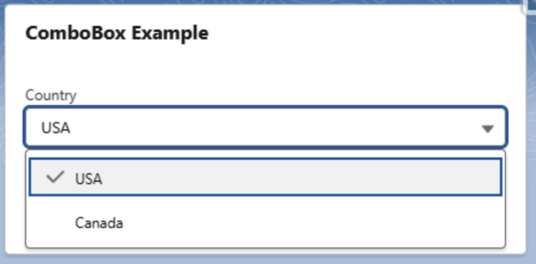 Lightning ComboBox in LWC (Lightning Web Component) - Apex Hours